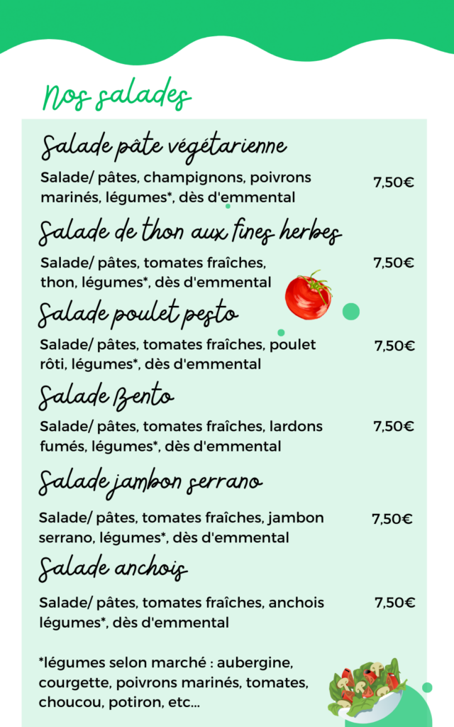Bento bar à pâtes - Bento bar à pates